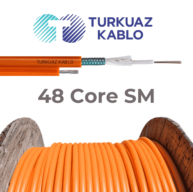 Askı Telli 48 Core Fiber Kablo SM - PAT TEKNOLOJİ